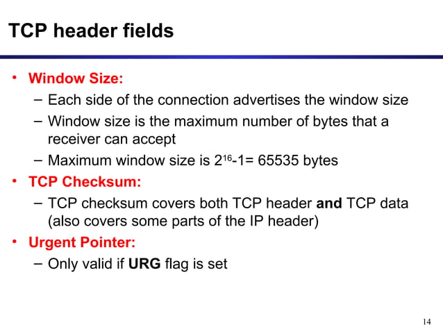 TCP Part I How does it work - module13-tcp1.ppt