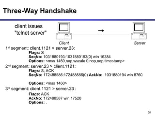 TCP Part I How does it work - module13-tcp1.ppt