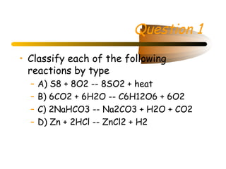 Module 13 lesson 1 notes | PPT | Chemistry | Science