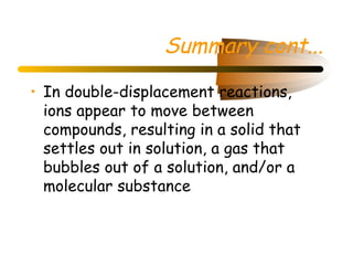 Module 13 lesson 1 notes | PPT | Chemistry | Science