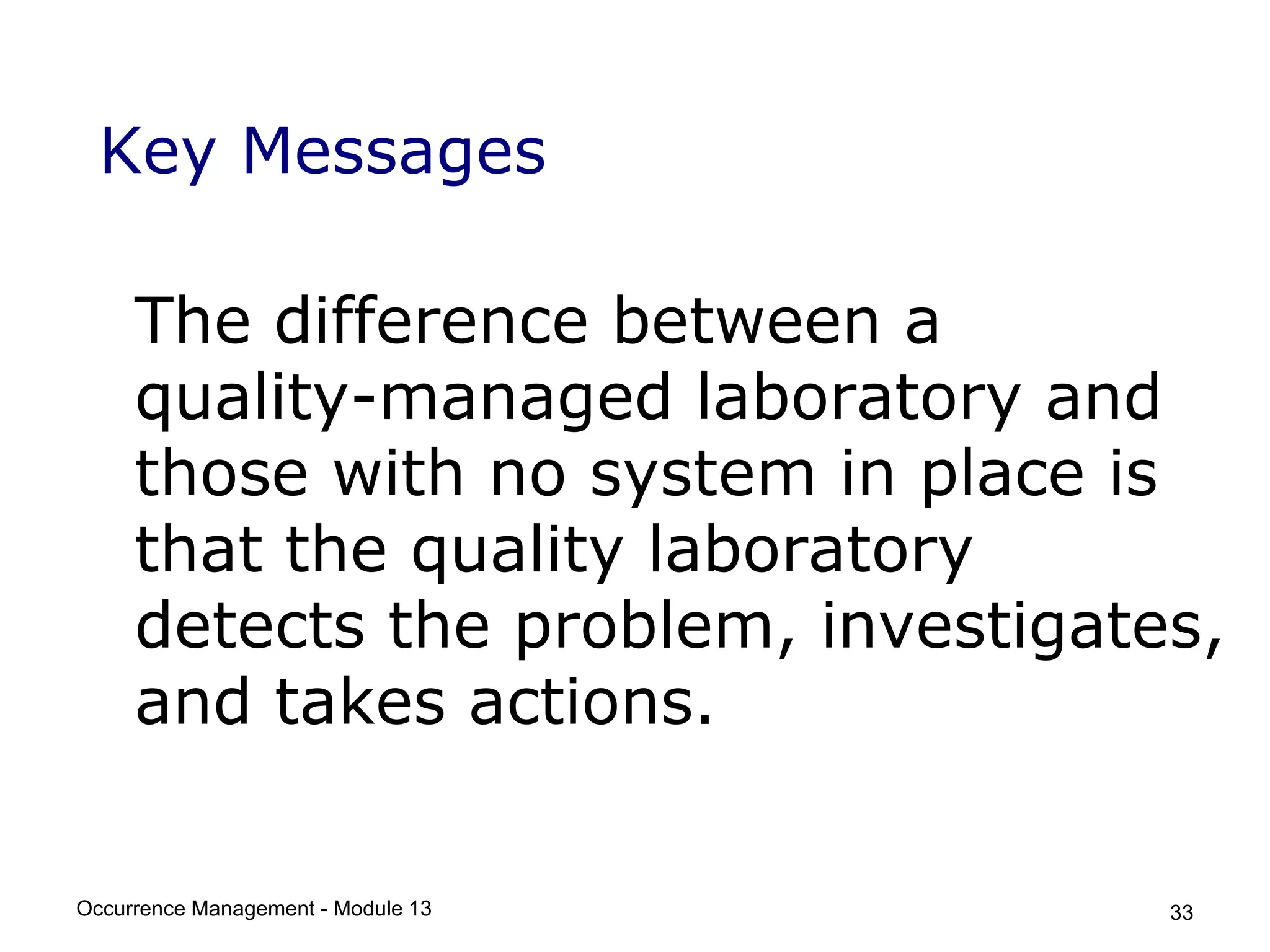 Module 13 Occurence Management David.ppt