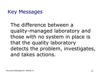 Module 13 Occurence Management David.ppt