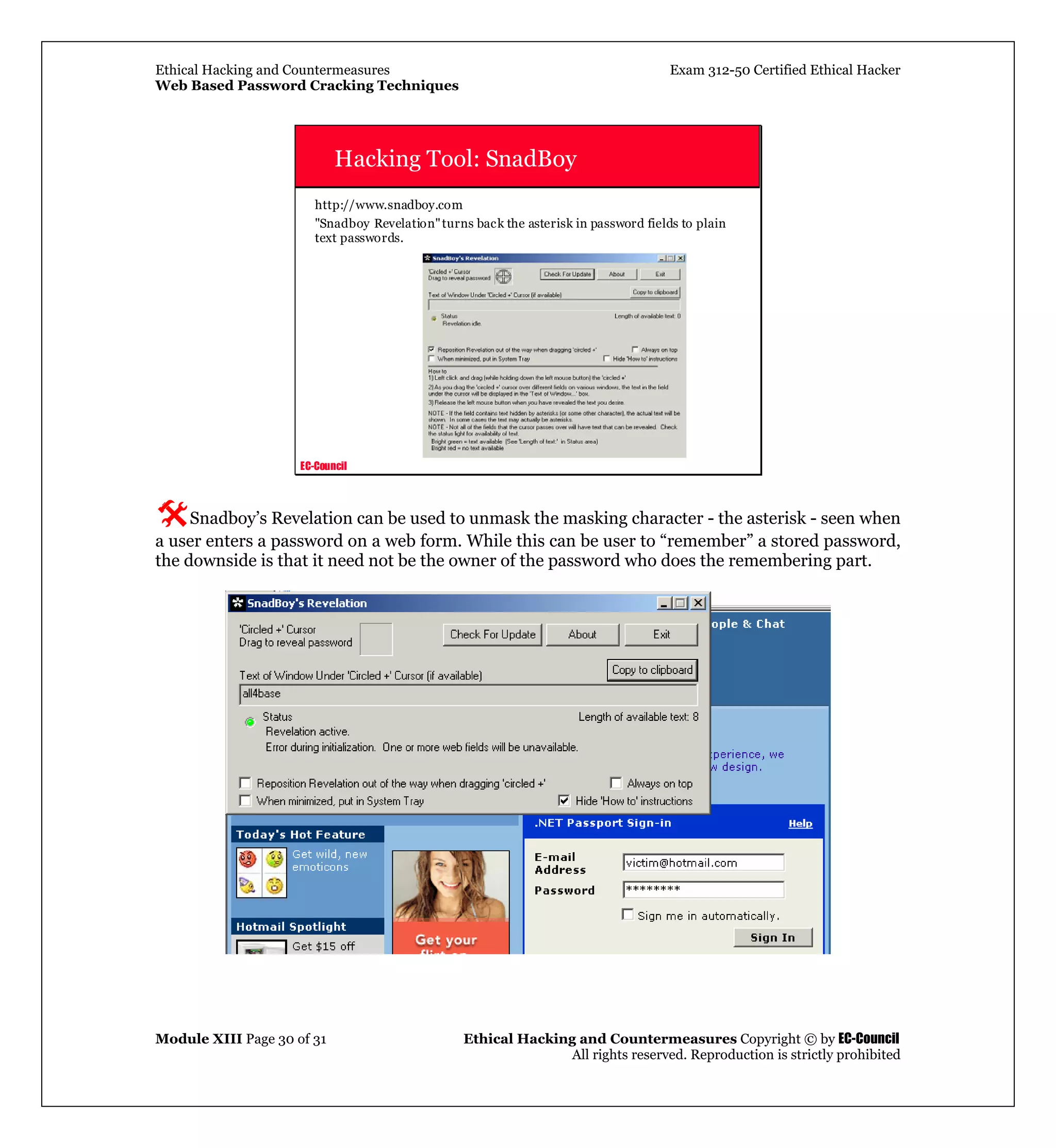 Module 13 (web based password cracking techniques) | PDF