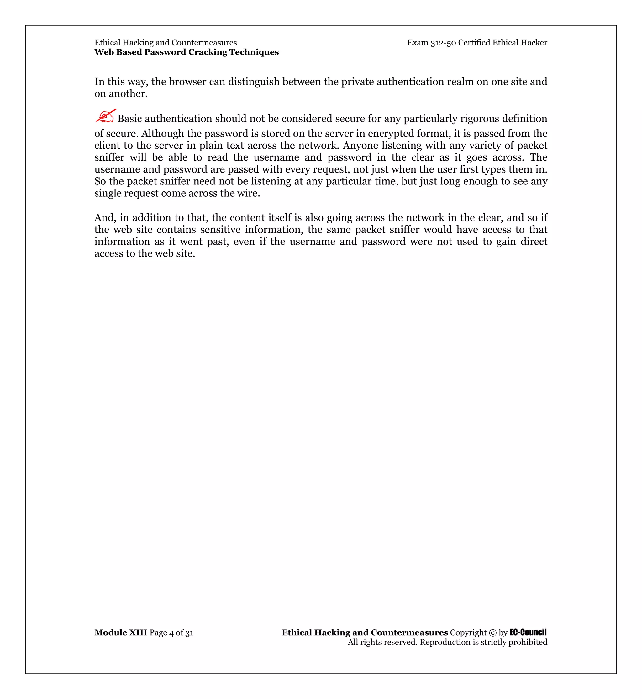 Module 13 (web based password cracking techniques) | PDF