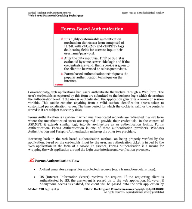 Module 13 (web based password cracking techniques) | PDF | Internet | Computing