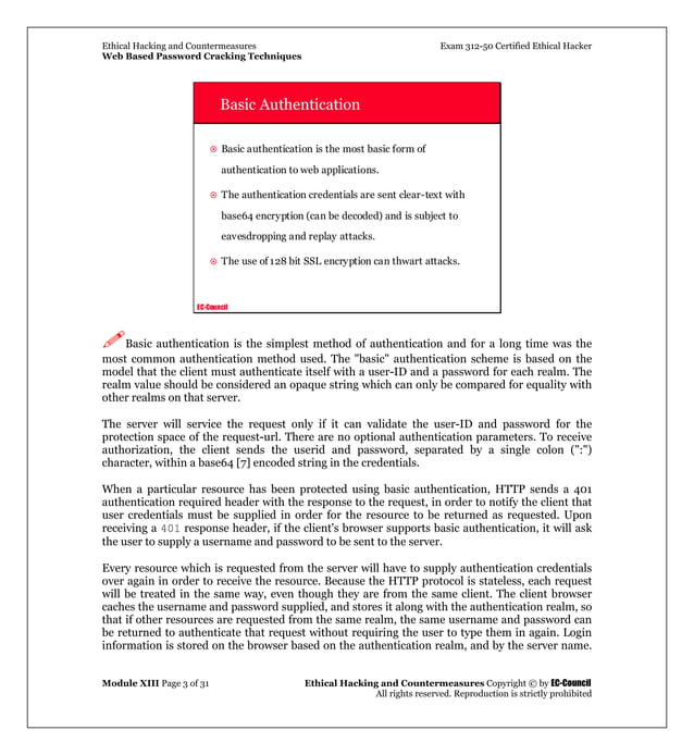 Module 13 (web based password cracking techniques) | PDF | Internet | Computing