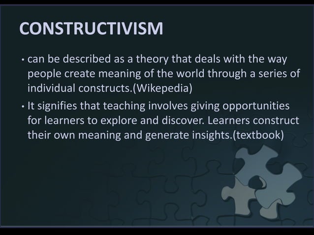 Module 14 ~ Constructivism | PPTX | Undergraduate Education | College Education
