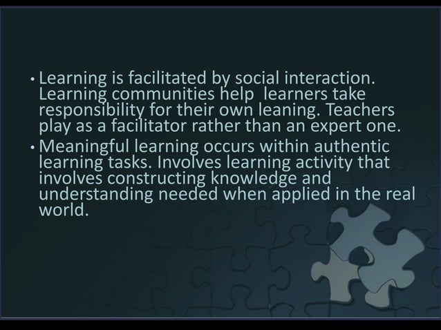 Module 14 ~ Constructivism | PPTX | Undergraduate Education | College Education