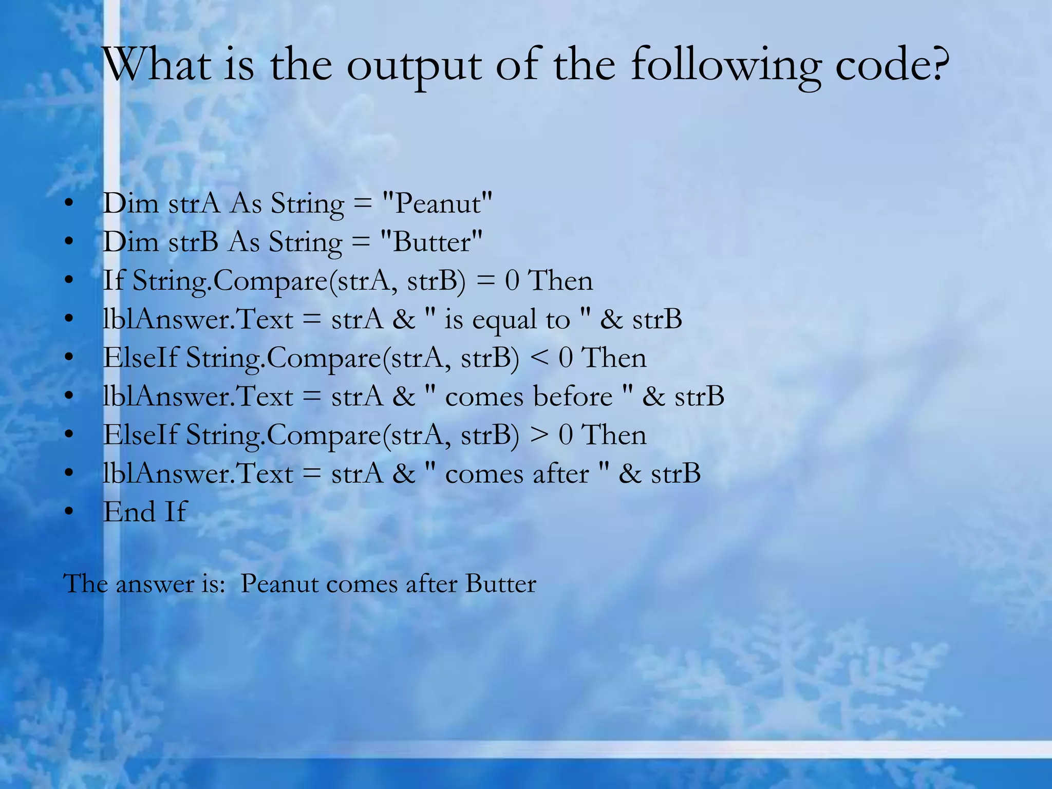 Computer Programming Module 14 review--Math Functions and Strings | PPTX
