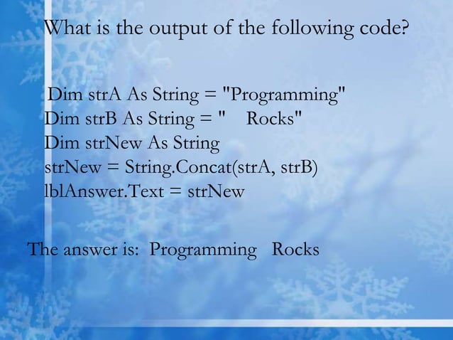 Computer Programming Module 14 review--Math Functions and Strings | PPTX