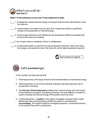 Module 14 thermodynamics | PDF
