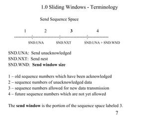 Module15: Sliding Windows Protocol and Error Control | PPT