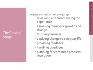 Module 15 closing a group | PPTX