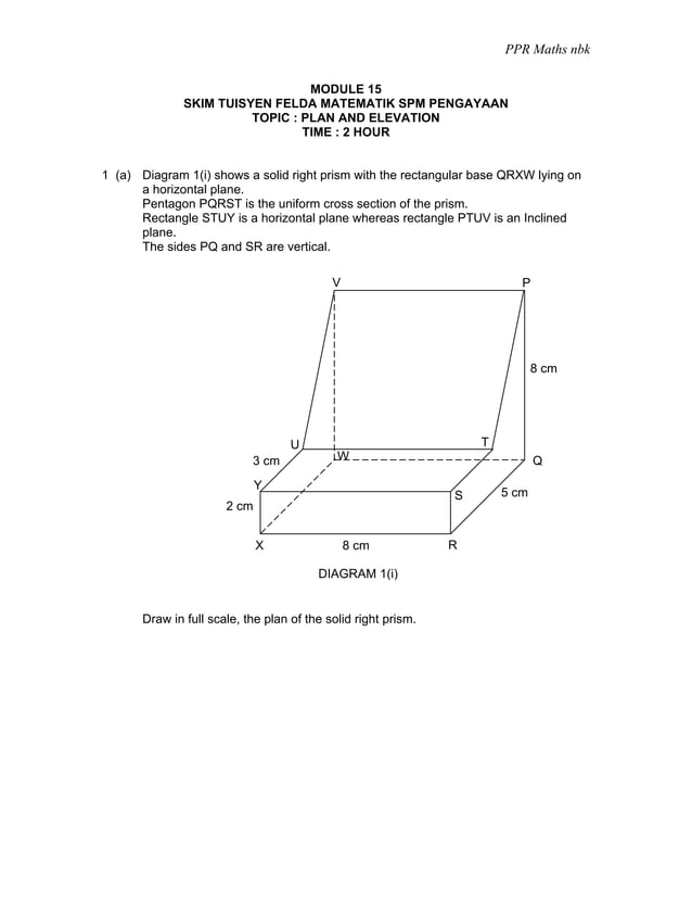 Module 15 Plan And Elevation | PDF