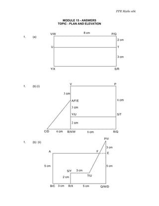 Module 15 Plan And Elevation | PDF