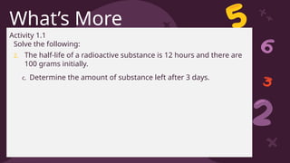 Grade 11: General Mathematics _Exponential Equations | PPTX