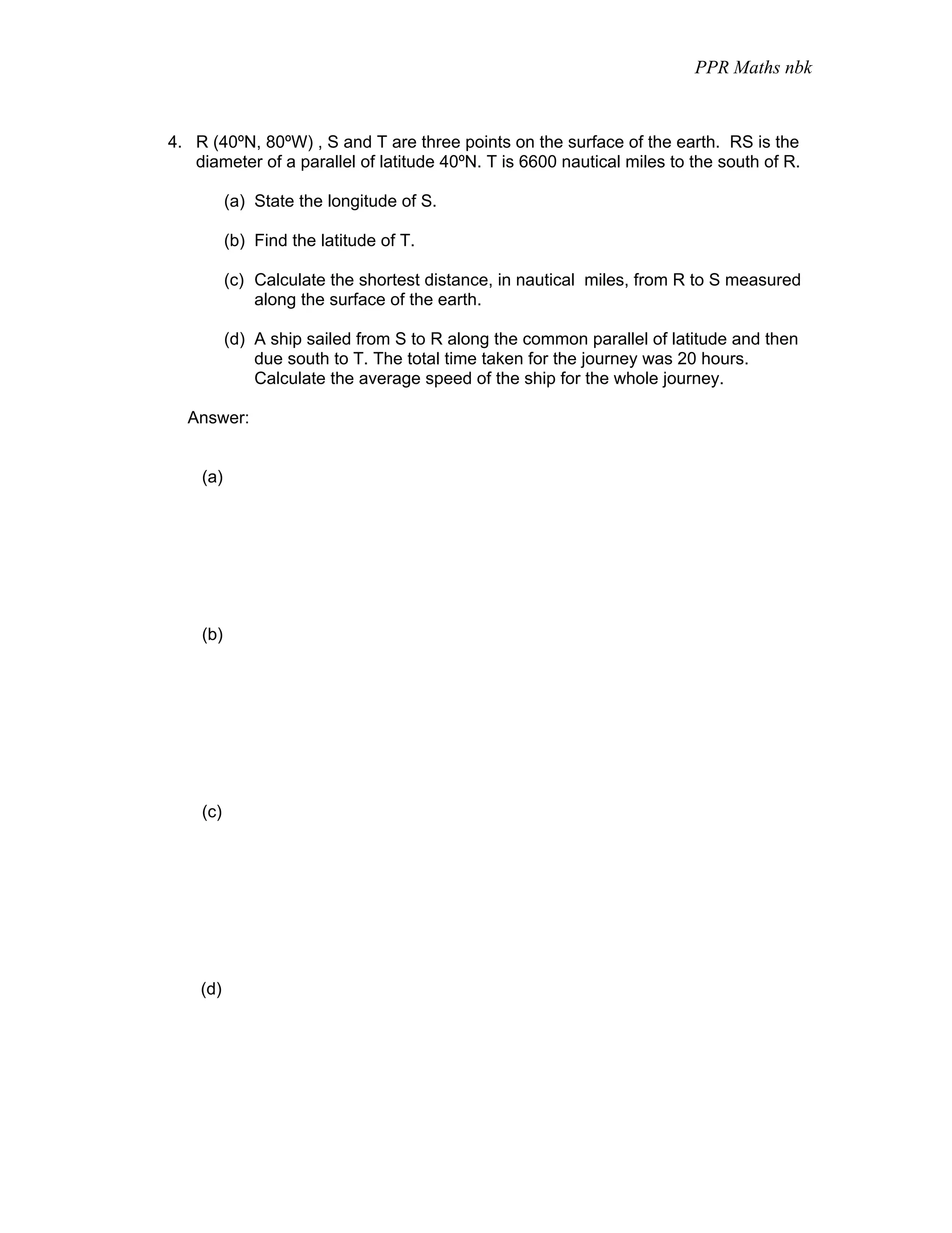 Module 16 Earth As A Sphere | PDF