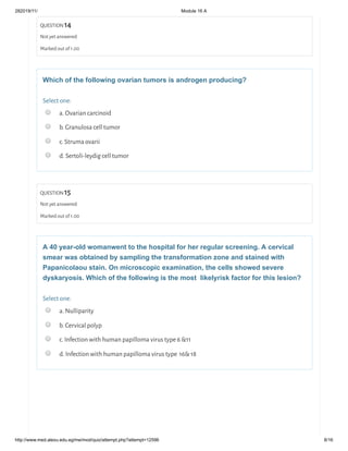 Module 16 a sc 2023 | PDF