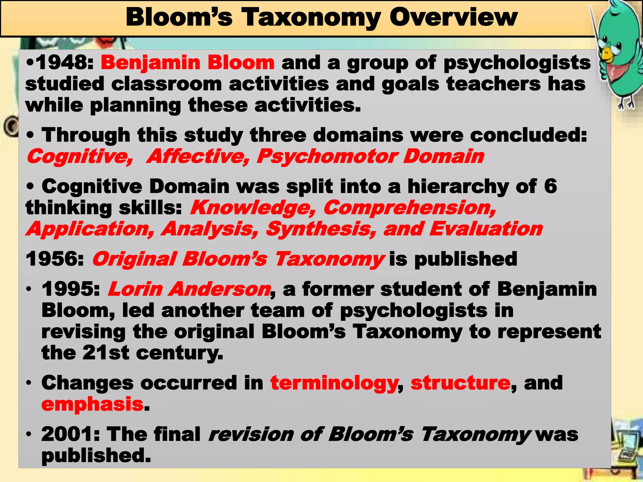 Module 16 BLOOM’S TAXONOMY.pptx