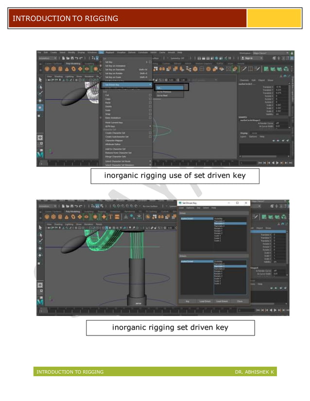 ¯Module 16 introduction to rigging and understanding inorganic rig setup e_text | DOCX ...