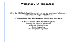 00007MODULE 16 JHA safety officer training | PPTX