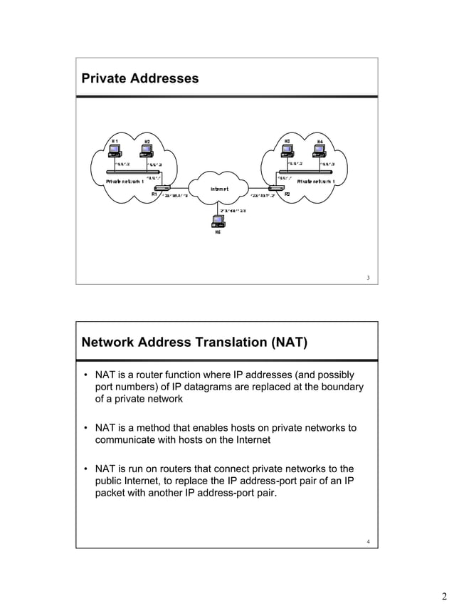 Module17 nat v2 | PDF | Computer Networking | Computing