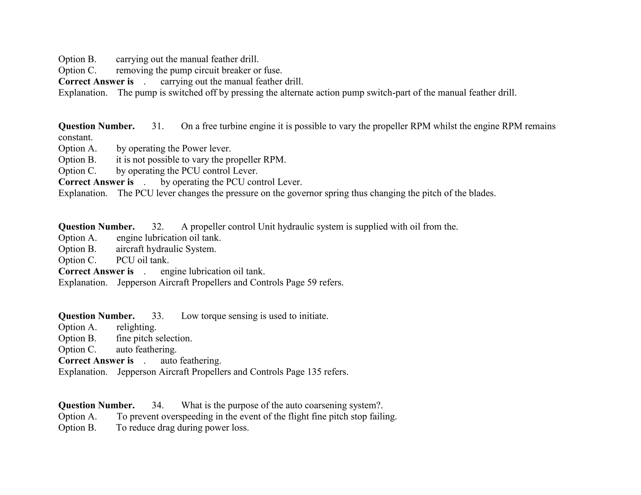 EASA Part-66 Module17 mcq's | PDF