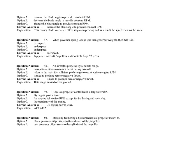 EASA Part-66 Module17 mcq's | PDF