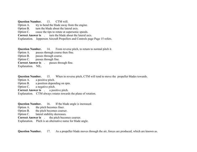 EASA Part-66 Module17 mcq's | PDF