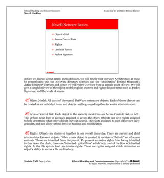 Module 17 (novell hacking) | PDF | Operating Systems | Computer Software and Applications
