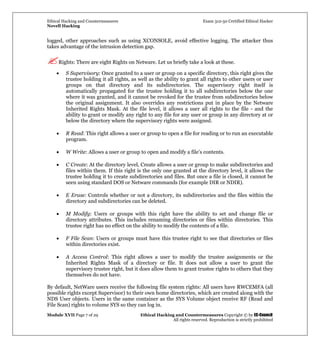 Module 17 (novell hacking) | PDF | Operating Systems | Computer Software and Applications
