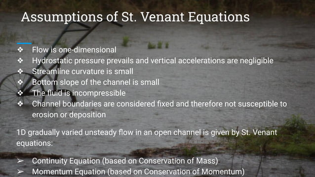 MODULE 19 - HYDRAULIC METHOD OF FLOOD ROUTING.pdf | Physics | Science