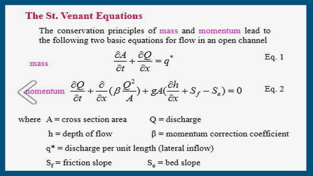 MODULE 19 - HYDRAULIC METHOD OF FLOOD ROUTING.pdf | Physics | Science