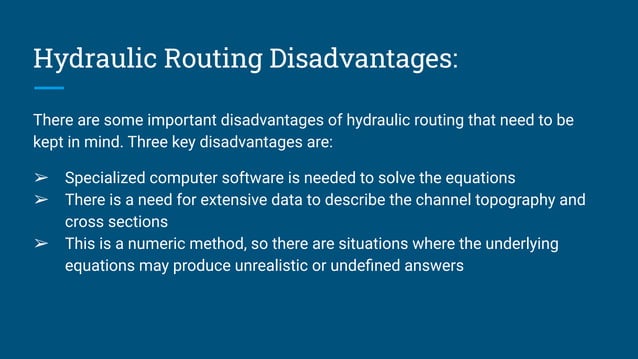 MODULE 19 - HYDRAULIC METHOD OF FLOOD ROUTING.pdf | Physics | Science