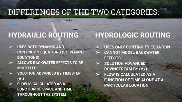 MODULE 19 - HYDRAULIC METHOD OF FLOOD ROUTING.pdf | Physics | Science