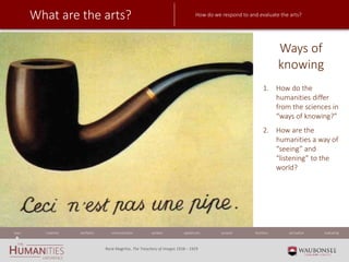 HUM 101 Module 2a | PPTX | Arts and Crafts | Hobbies & Interests