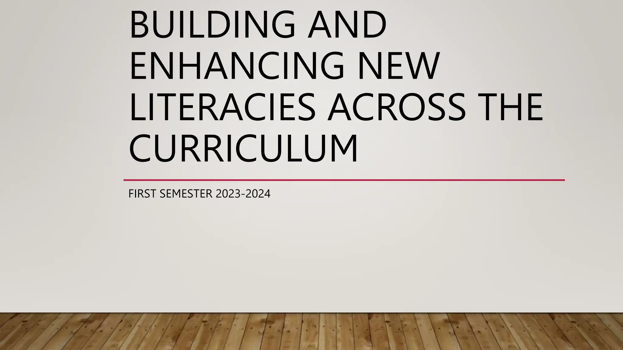 MODULE 1 A 1 Building and Enhancing New Literacies Across th Curriculum.pptx | Educational ...