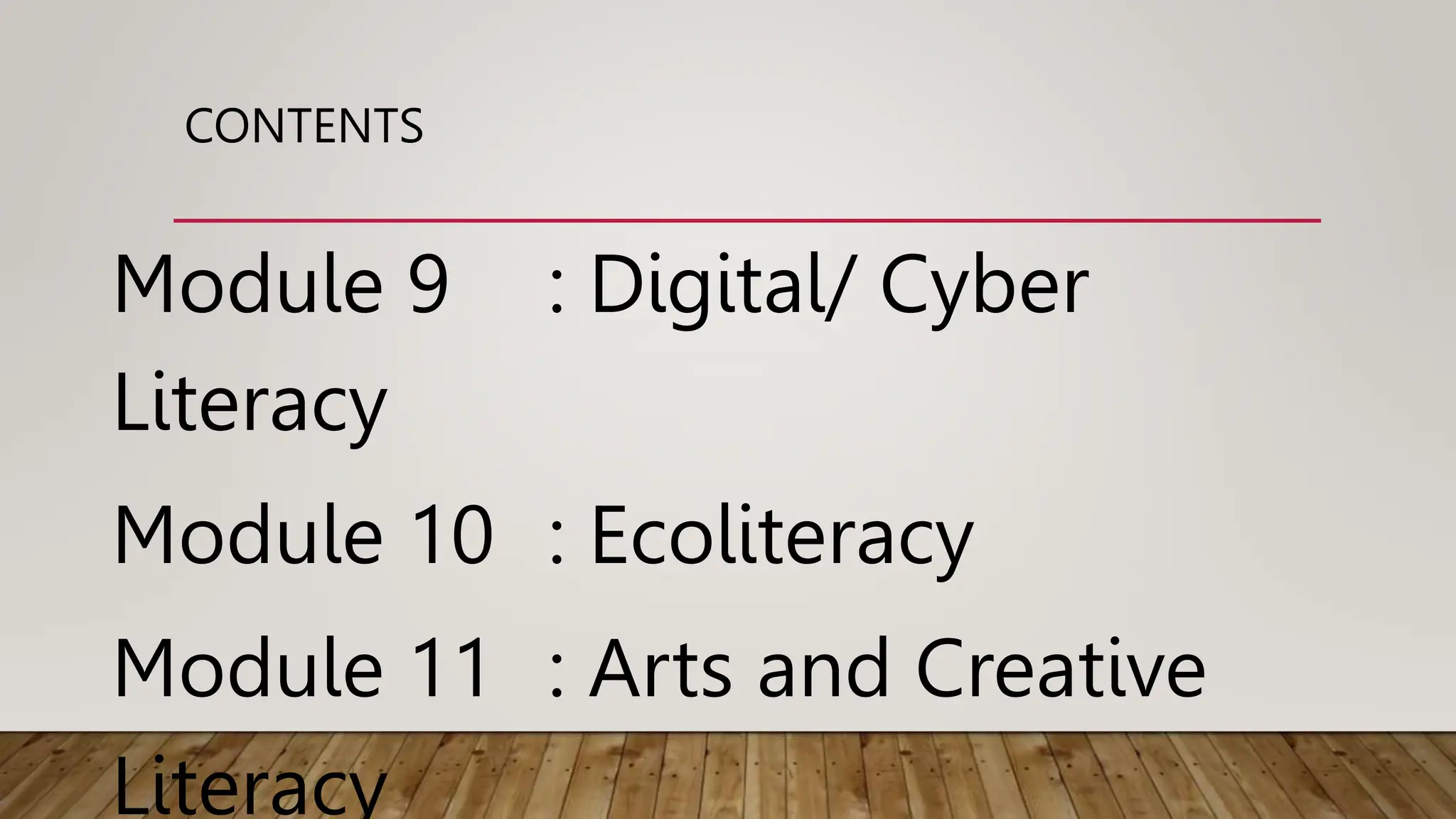 MODULE 1 A 1 Building and Enhancing New Literacies Across th Curriculum ...