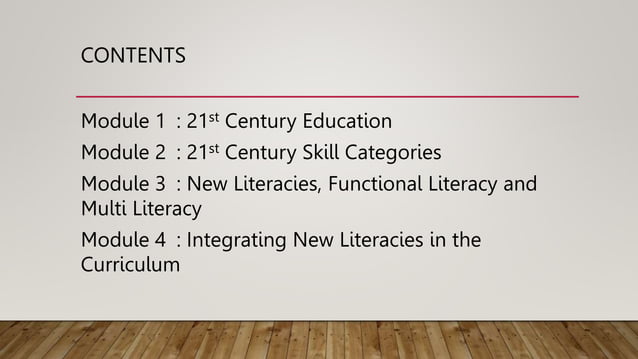 MODULE 1 A 1 Building and Enhancing New Literacies Across th Curriculum.pptx | Educational ...