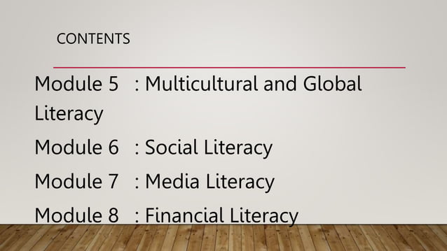 MODULE 1 A 1 Building and Enhancing New Literacies Across th Curriculum.pptx | Educational ...