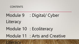 MODULE 1 A 1 Building and Enhancing New Literacies Across th Curriculum ...