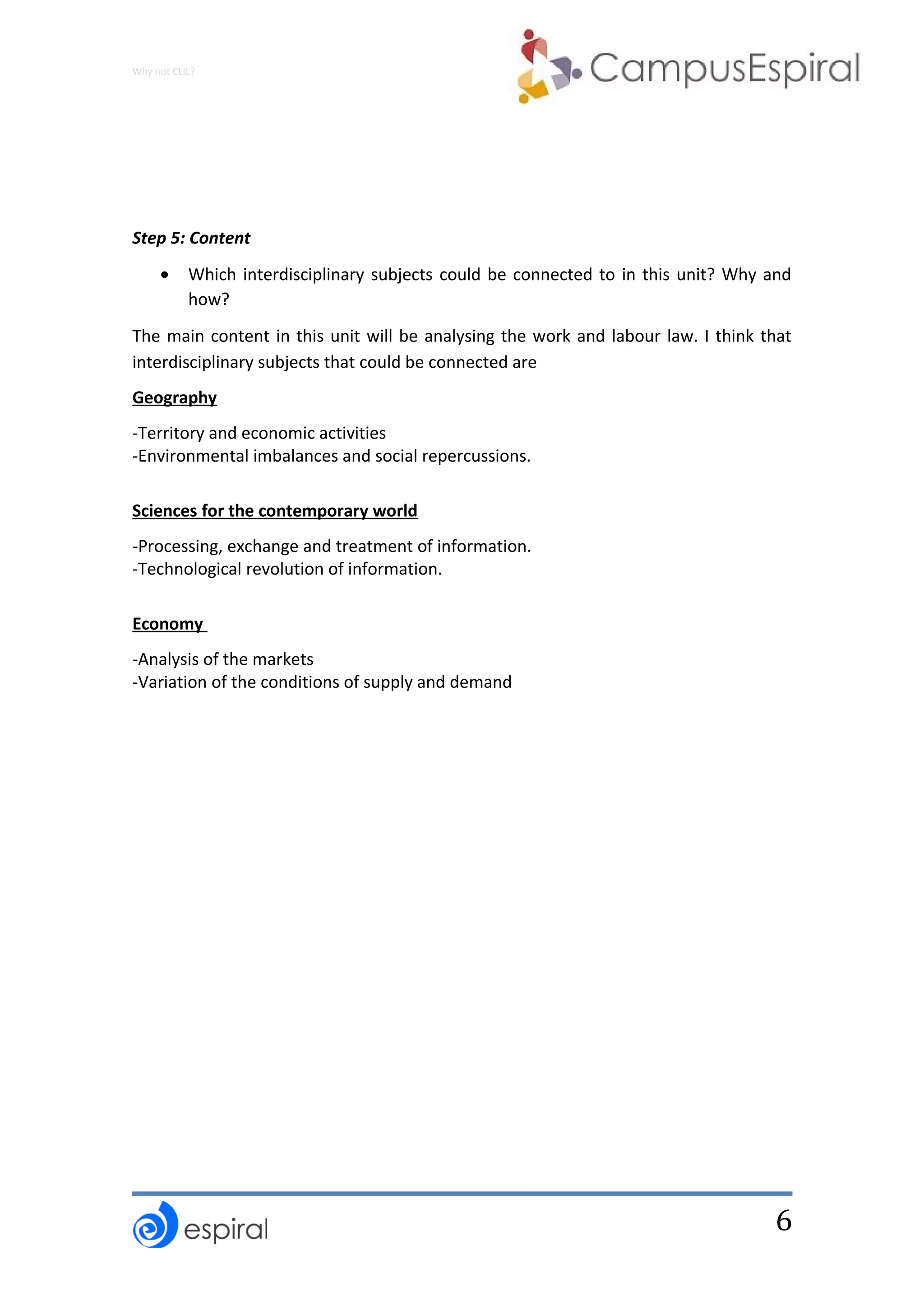 Module 1 activity clil unit plan template | DOC