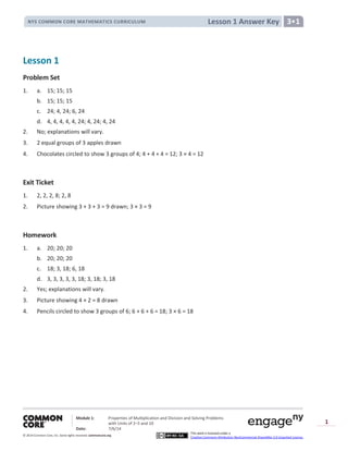 Module 1 answer key | PDF