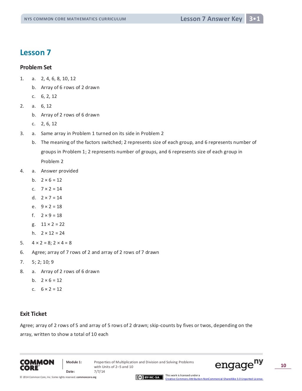 Module 1 Answer Key Module 1 Answer Key