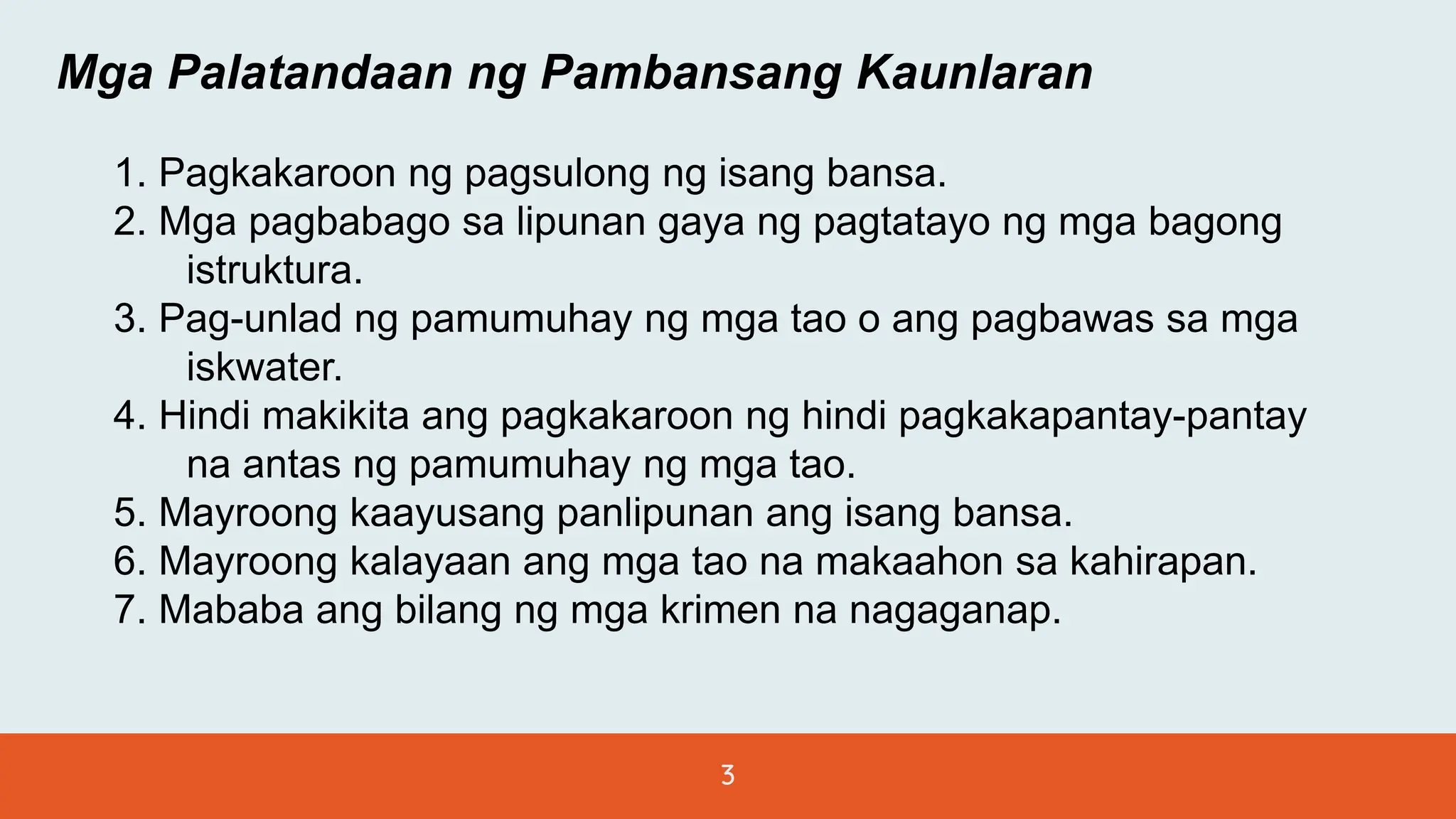 Module 1_ Pambansang Kaunlaran-Aral-Pan 9 | PPTX