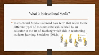 Module 1 assignment instructional media | PPTX | Educational Assessment | Education