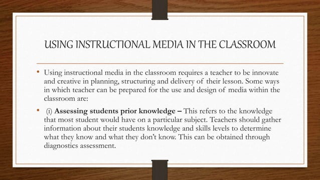 Module 1 assignment instructional media | PPT