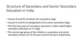 Status of secondary education in India.pptx