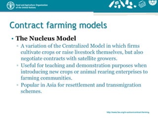 Module 1: Basic concepts in contract farming | PPTX