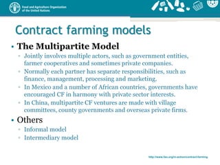Module 1: Basic concepts in contract farming | PPTX